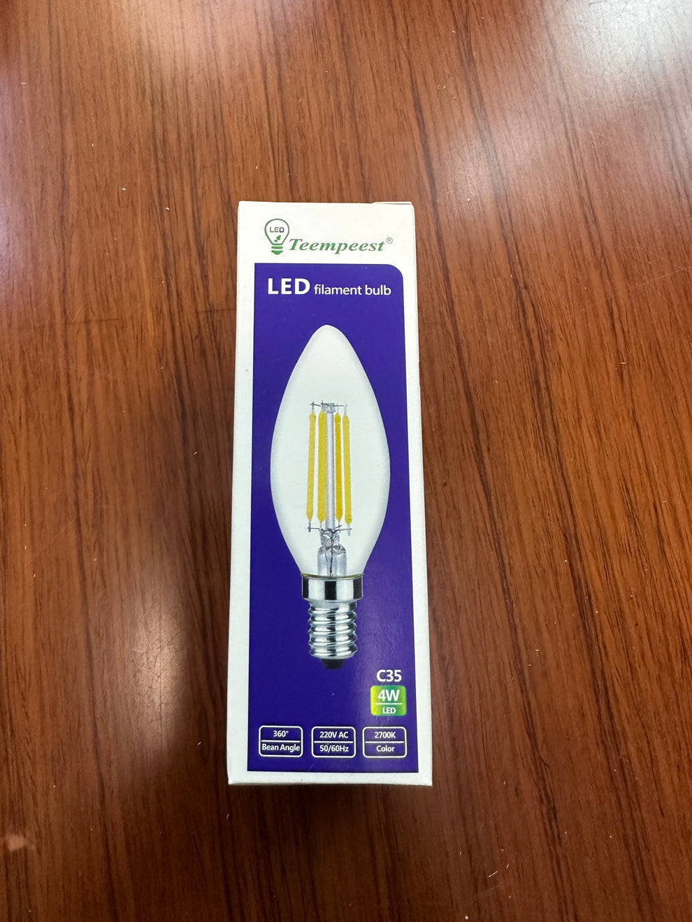 LED filament bulb 4Watt G35 – TEMPEST LED